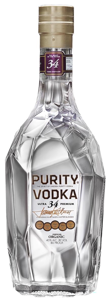 Purity Vodka 34 ØKO. Vodka i høj kvalitet. Hos Living4u